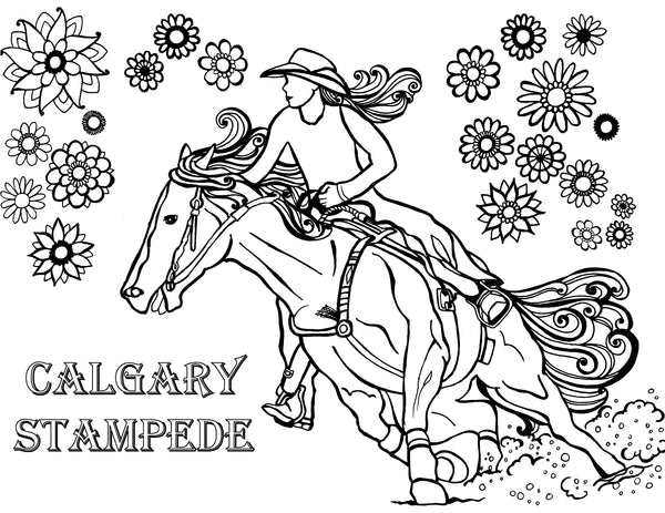 Canada Coloring Pages - Package #1 - 10 Organic, Hand-drawn Illustrati ...
